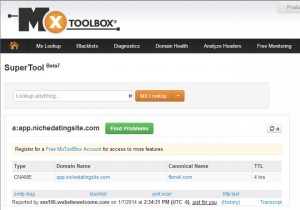 MXToolBox 2 | DatingBackend
